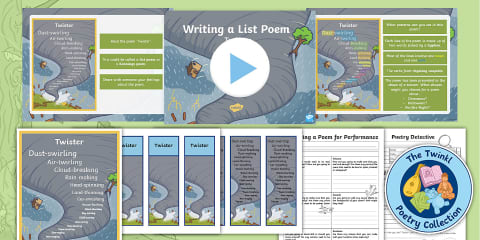 Storm Poem Example Poster